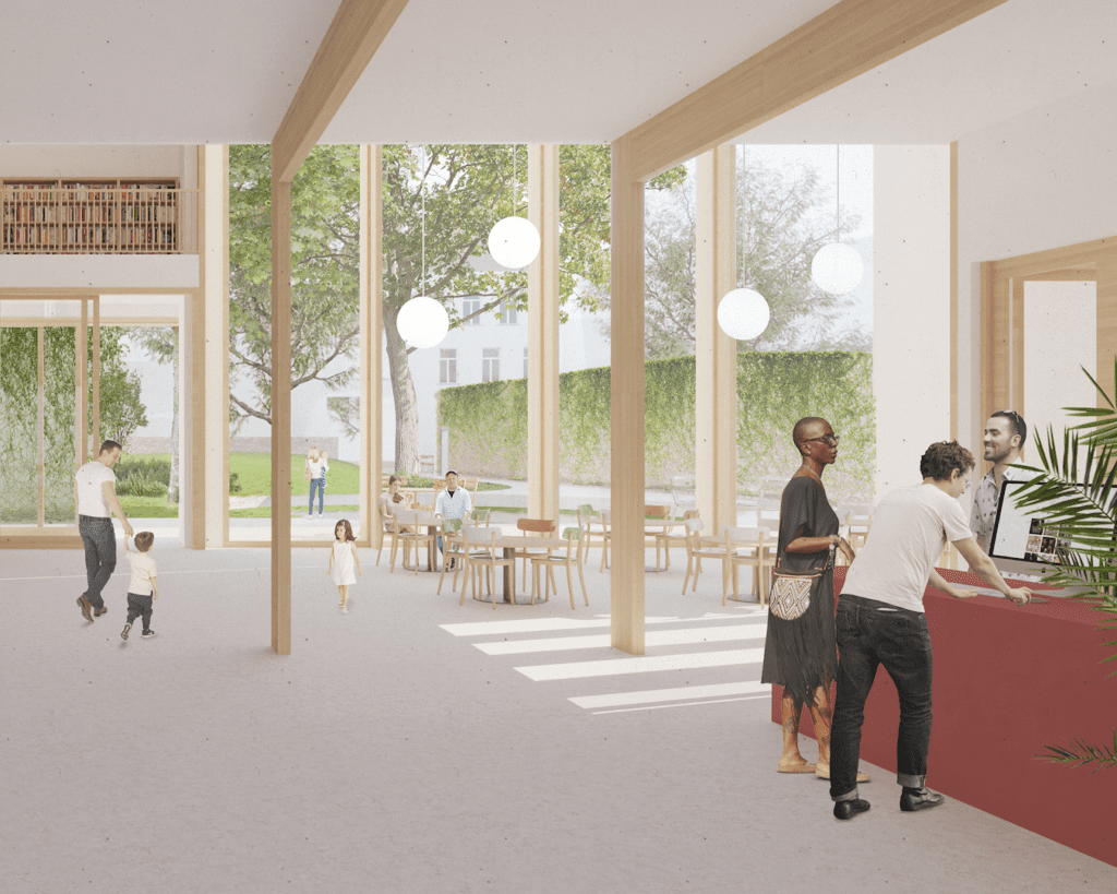 New library and daycare center in Antwerp | Wirtz International